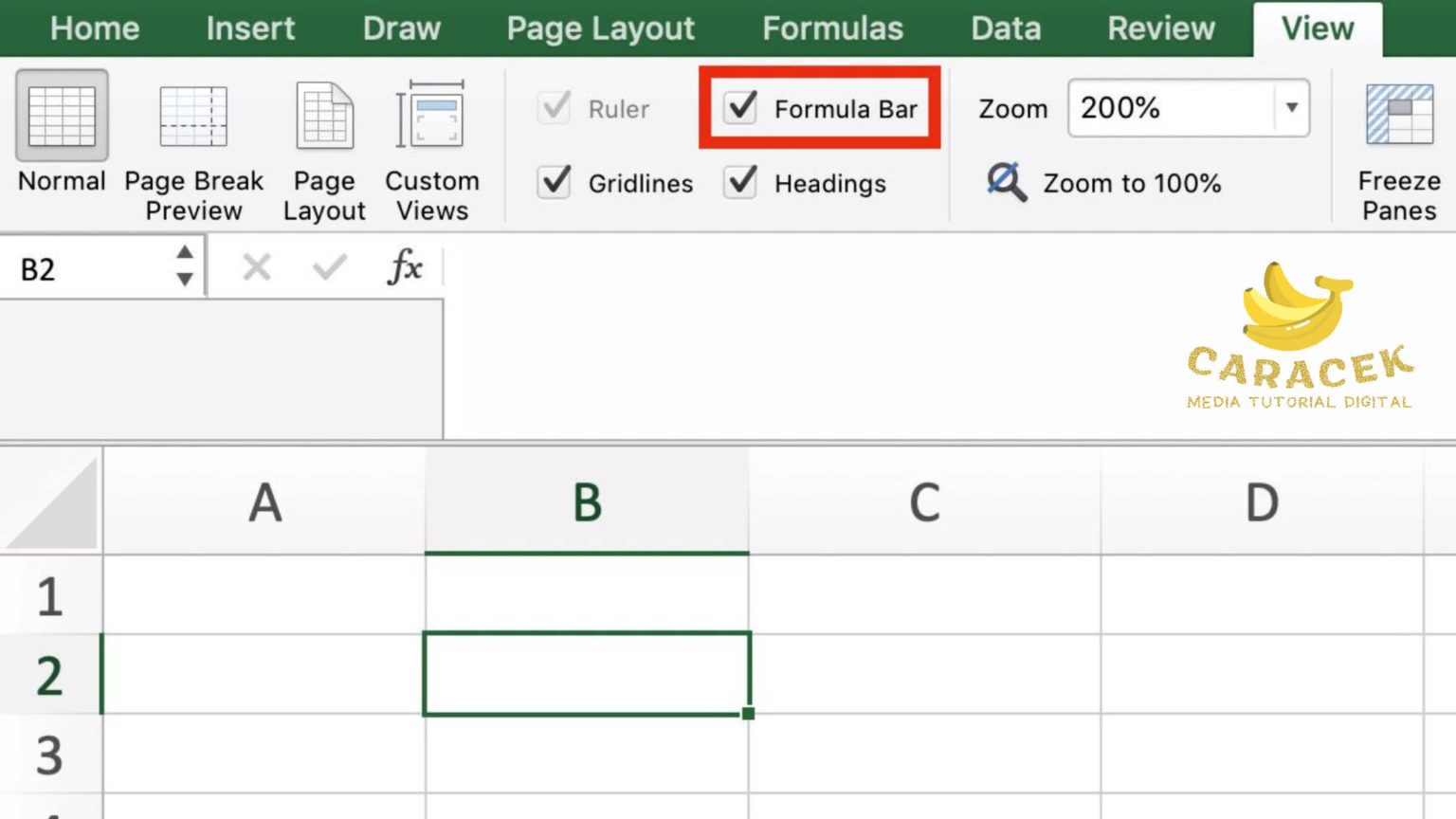 Kenali Formula Bar Excel untuk Mudahkan Pekerjaan Anda - Caracek