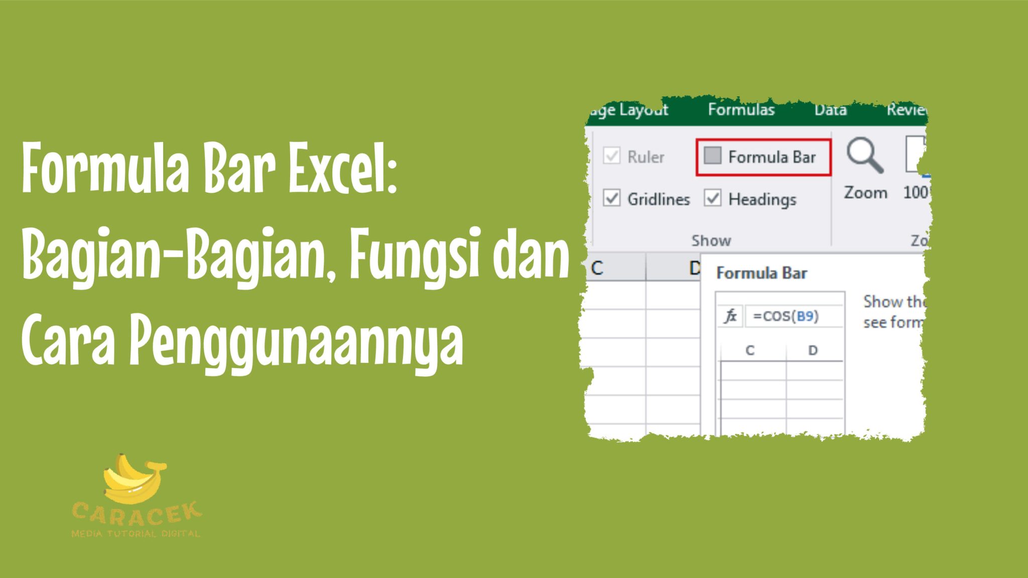 Kenali Formula Bar Excel untuk Mudahkan Pekerjaan Anda - Caracek