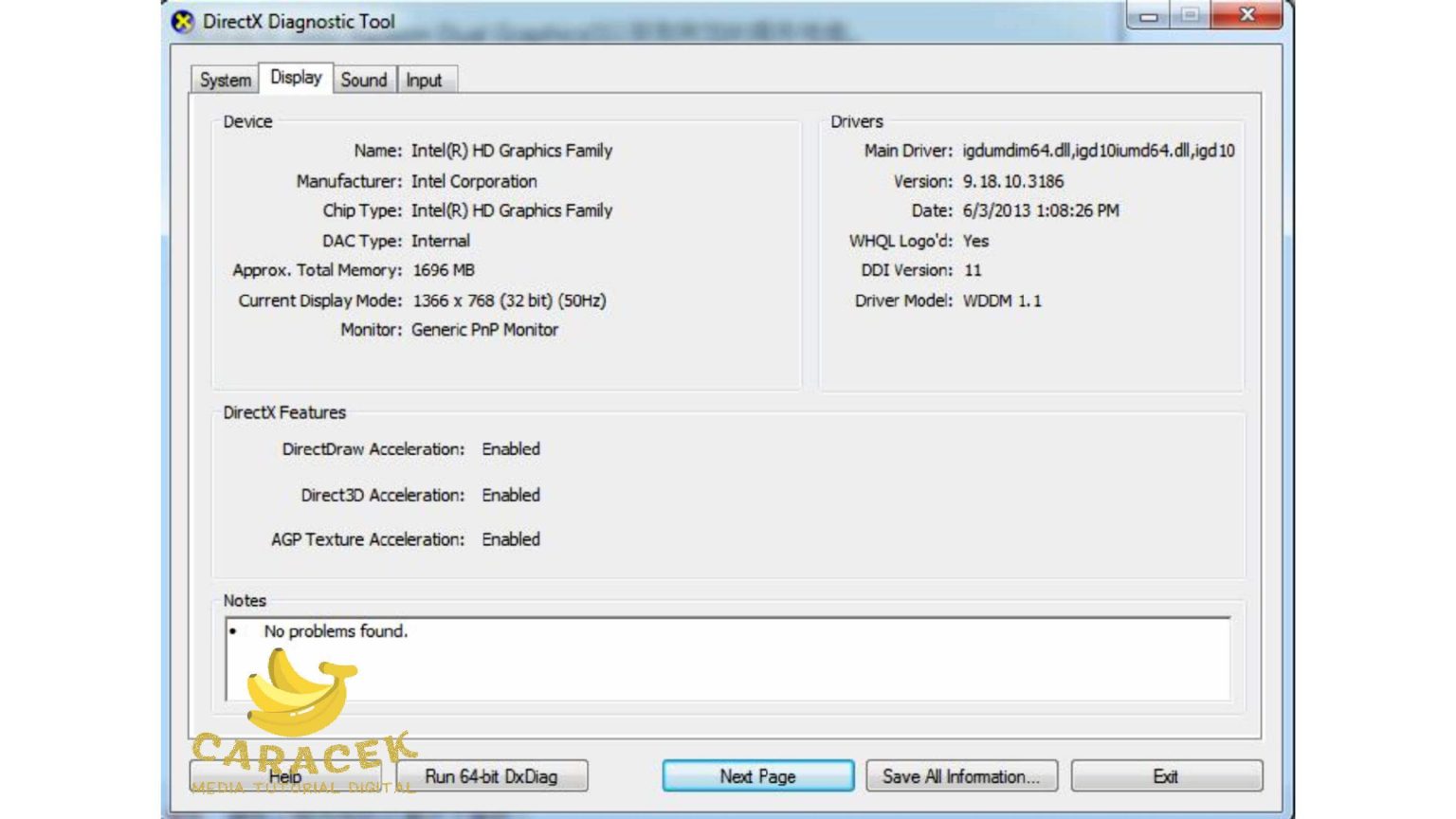Mengenal Apa Itu DxDiag, Alat Utilitas Bawaan Windows - Caracek