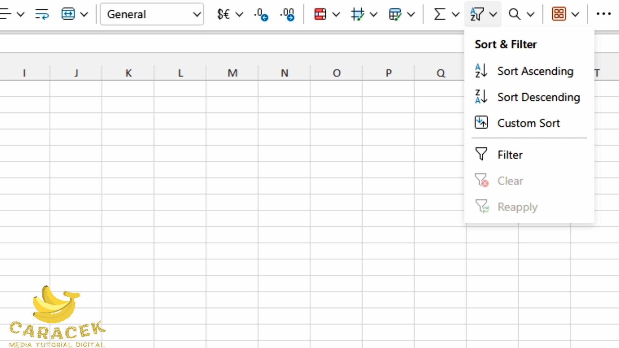 Cara Mengurutkan Angka dan Kata di Excel dalam 4 Langkah - Caracek